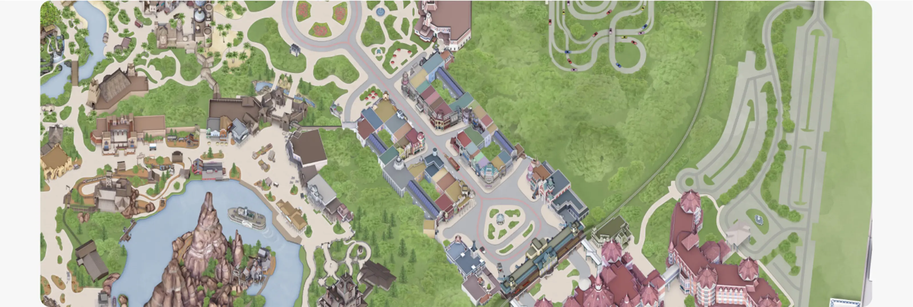 Disney World Main Street Map