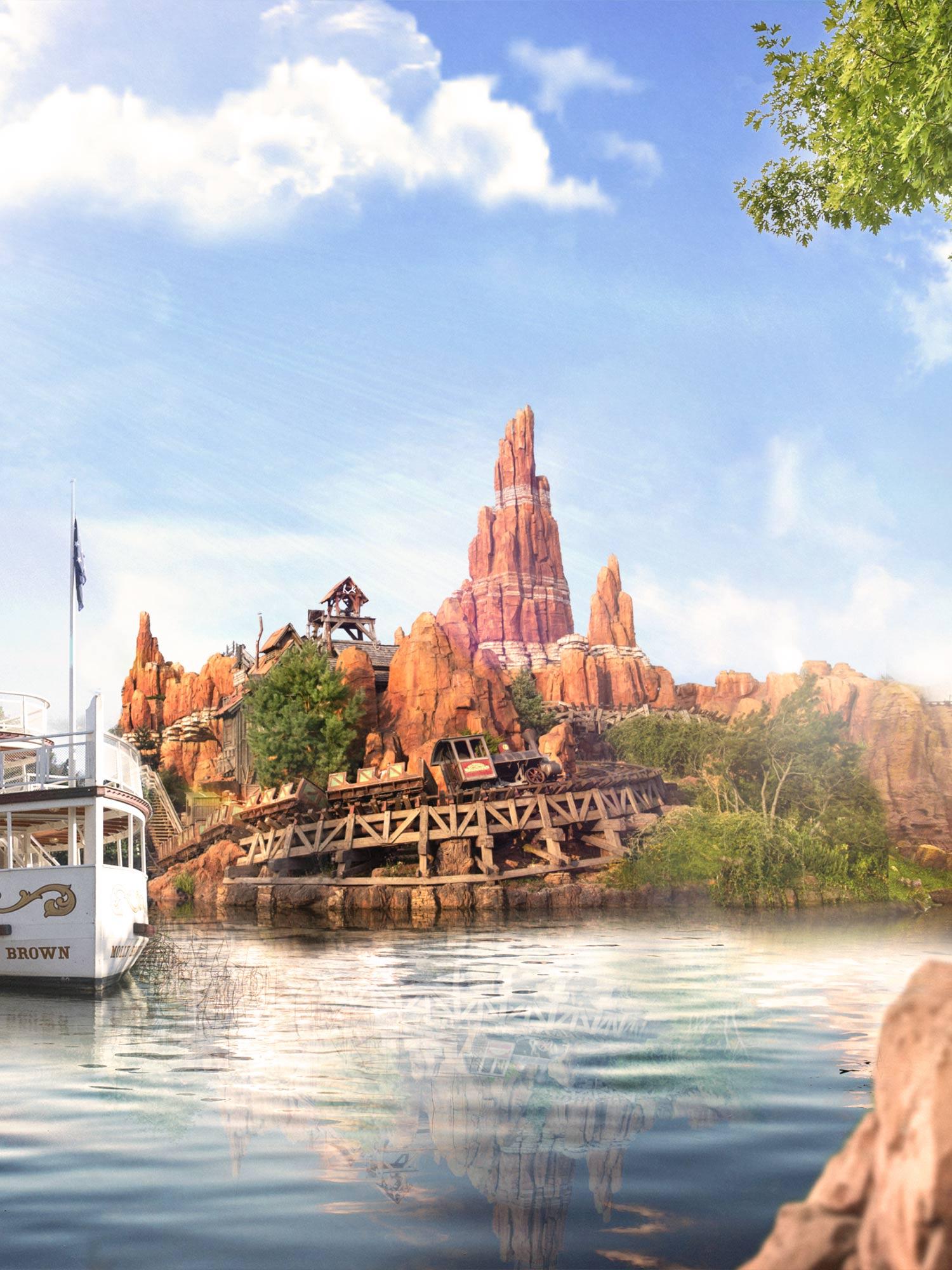 Frontierland Disneyland Ingang Frontierland At Disneyland