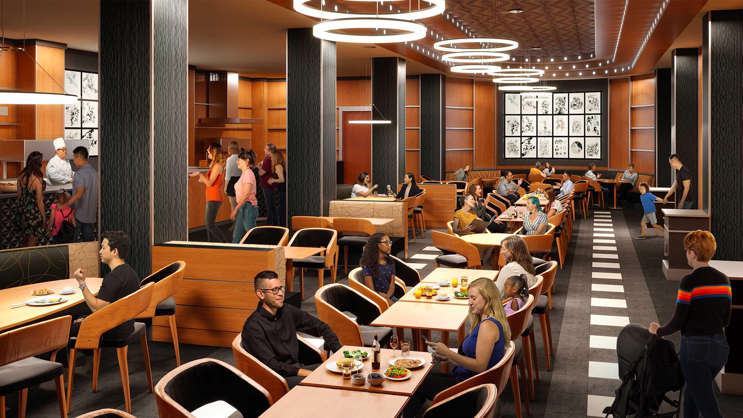 Downtown Restaurant - Bookings and menu | Disneyland Paris