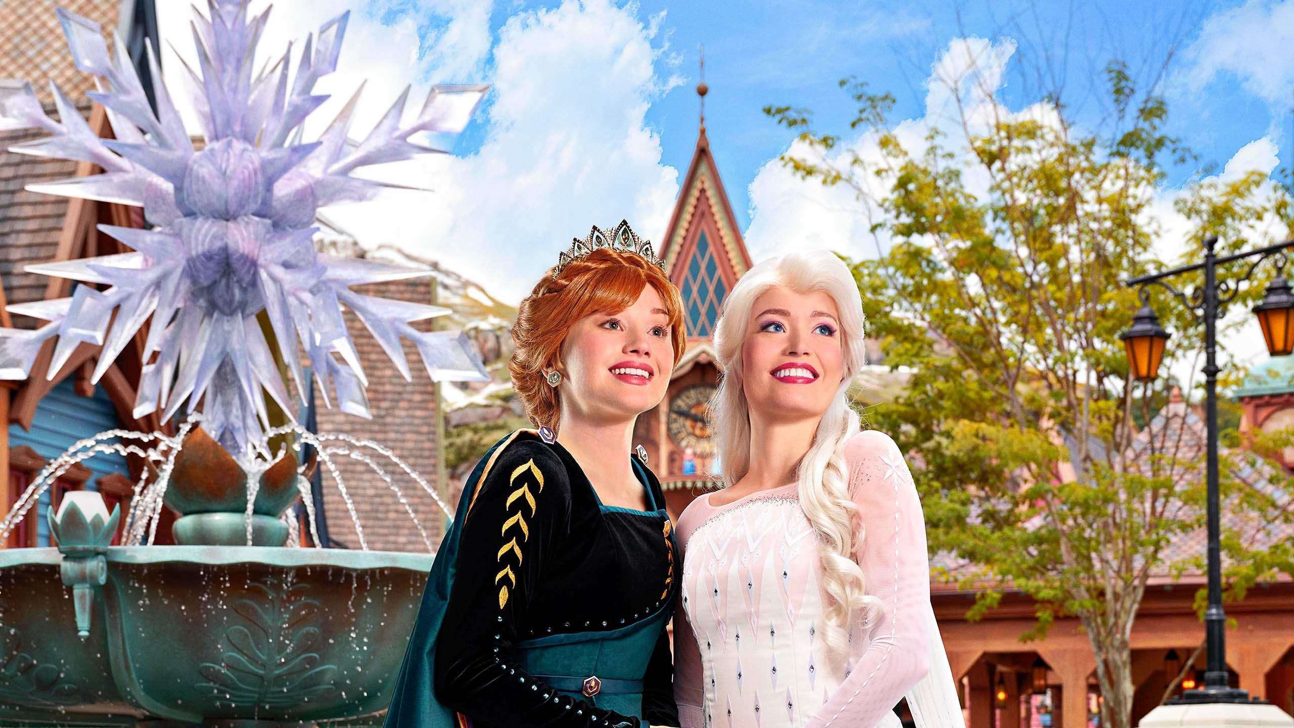Un Encuentro de la Realeza con Elsa y Anna de Frozen | Disneyland Paris