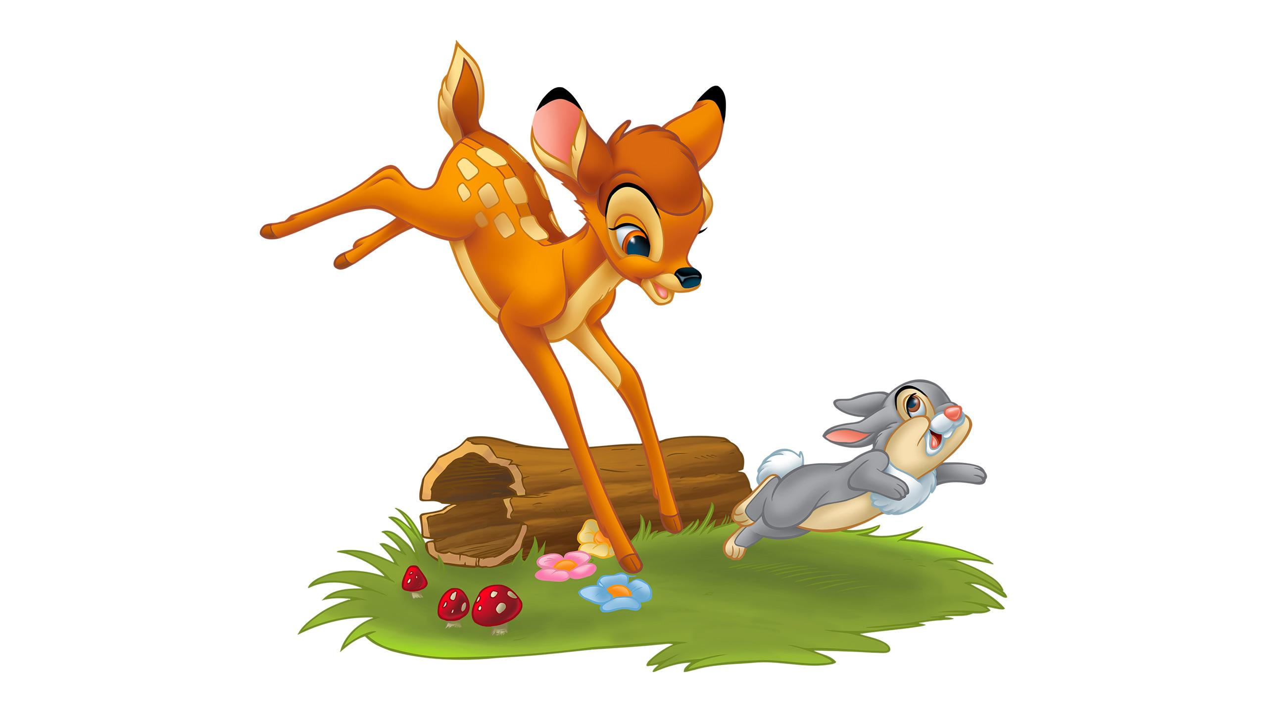 Photo virtuelle avec Bambi et Panpan| Disneyland Paris