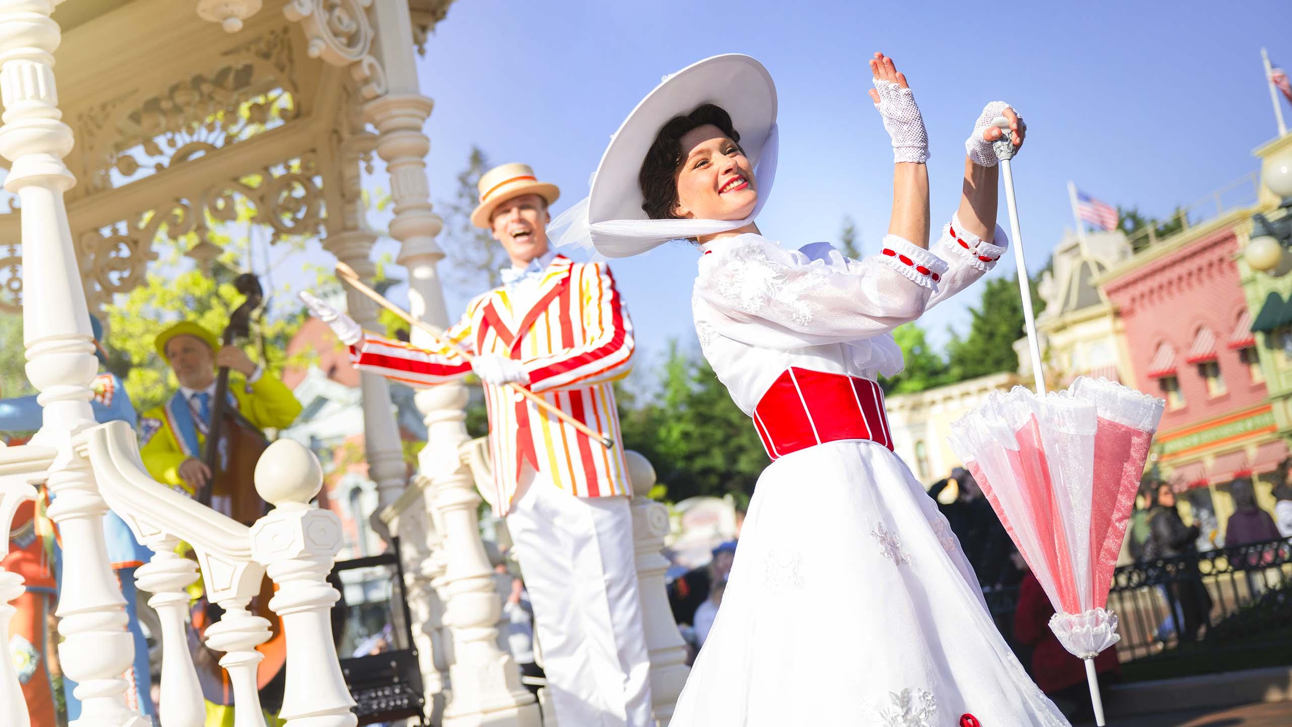 Mary Poppins Et Bert Disneyland